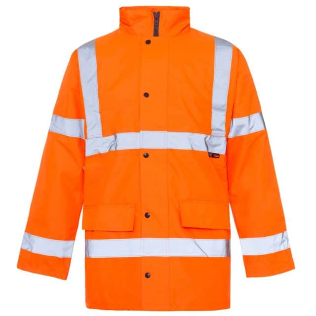 Hi Vis Rail Spec Parka Jacket | Work & Wear Direct